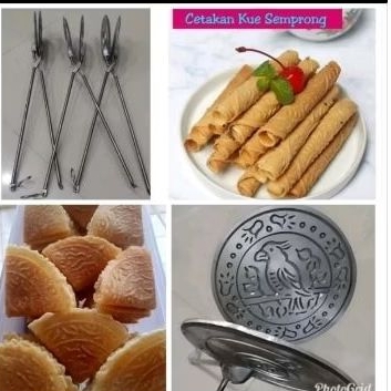 Jual Cetakan Kue Semprong Malaysia 4 1/2 inchi / Egg Roll Eggroll ...