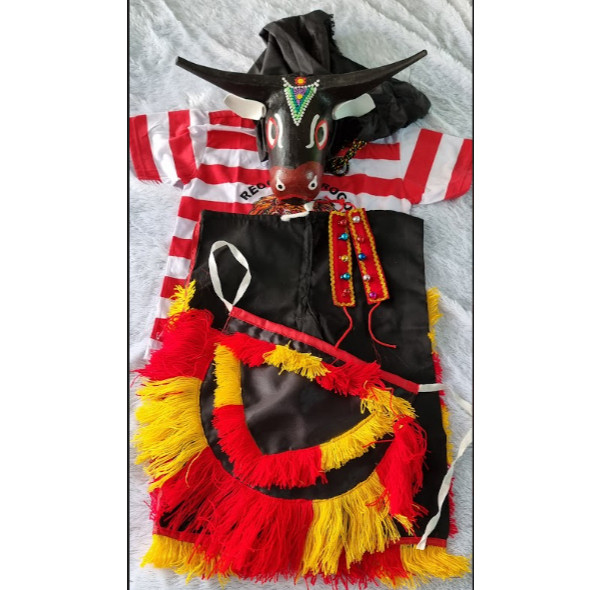 Jual PAKET Baju reog + embong + Klintingan + Bantengan anak Ukuran 5 ...