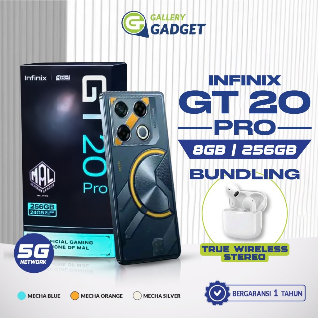 Jual Infinix GT 20 Pro 5G 8/256GB RAM 8 ROM 256 8GB 256GB GT20 Pro 20Pro HP Smartphone Android ...