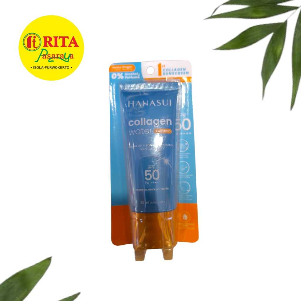 Jual SUNSCREEN HANASUI SPF 50/ Hanasui Collagen Water Sunscreen SPF 50 ...