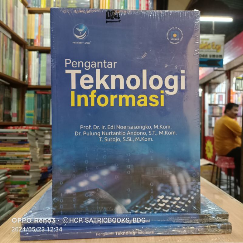 Jual PENGANTAR TEKNOLOGI INFORMASI. Prof. Dr. Ir. EDI NOERSASONGKO ...