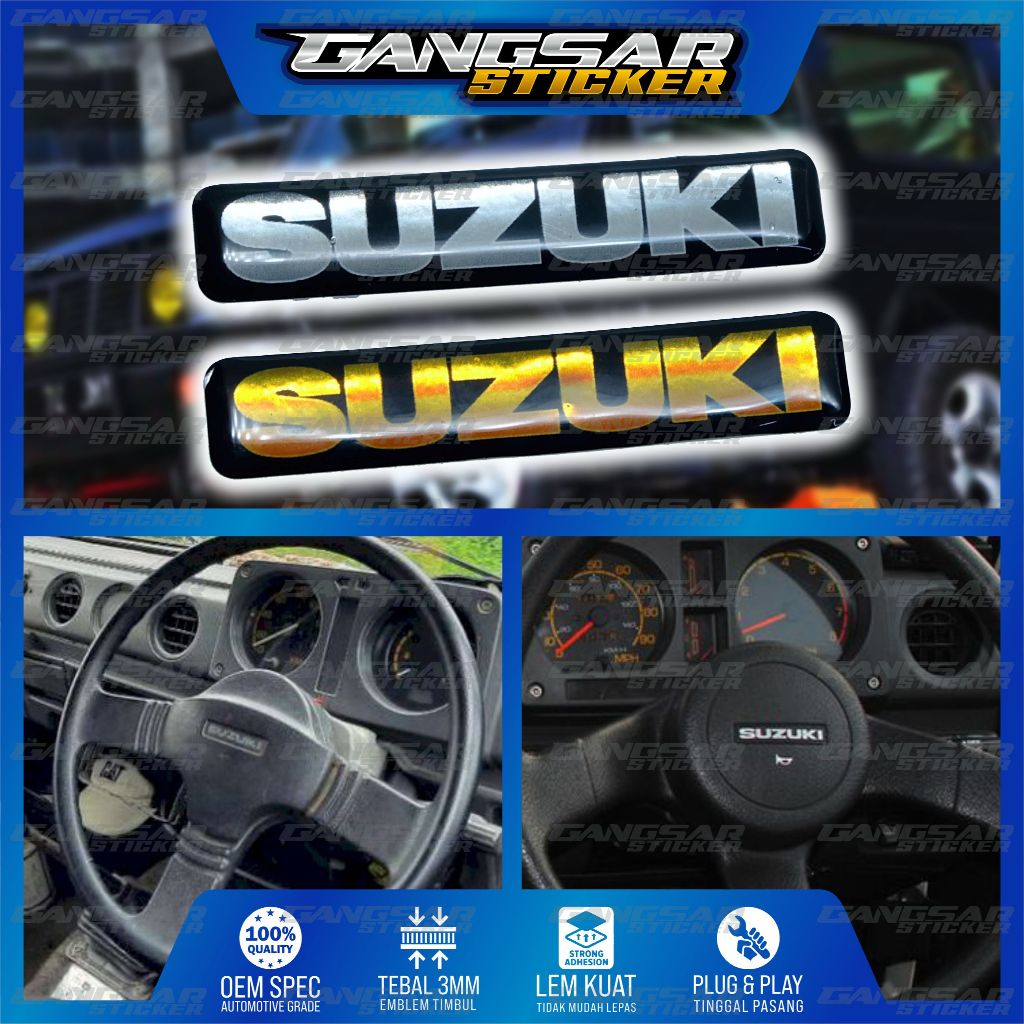 Jual Emblem setir suzuki jimny katana / emblem setir suzuki carry / emblem setir suzuki | Shopee ...