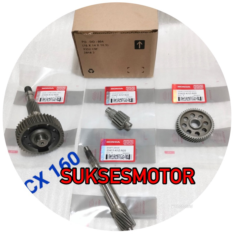 Jual GIGI GEAR RASIO SET AS RODA ADV PCX VARIO 160 HONDA K1Z | Shopee ...