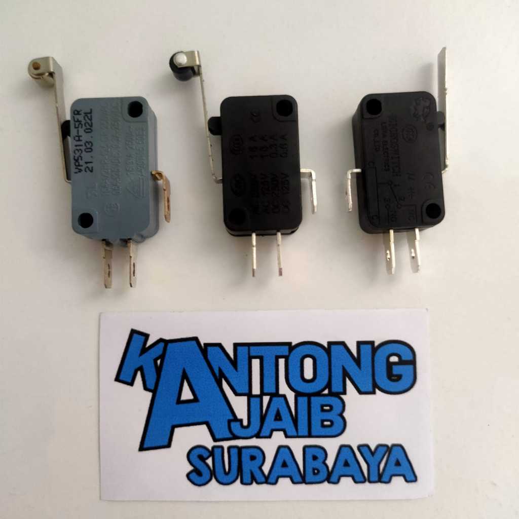 Jual Microswitch Tanggung Gagang Roda Roller Micro Limit Switch Roda Switch Limit Medium Plat ...