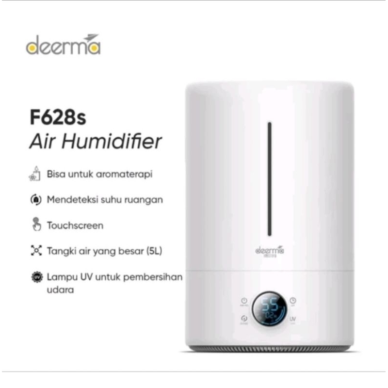 Jual DEERMA HUMIDIFIER AIR HUMIDIFIER F628S Lampu UV Kapasitas 5 L 5 Liter | Shopee Indonesia