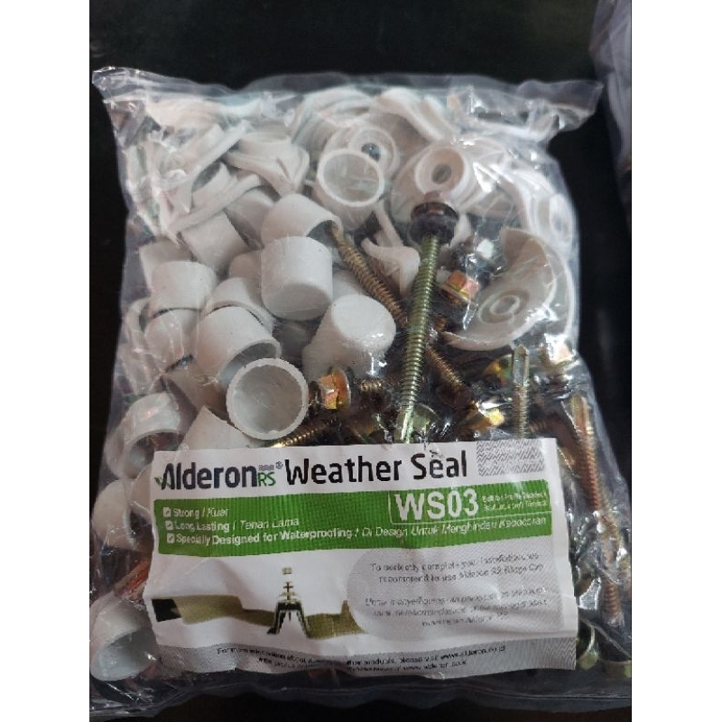 Jual Alderon weather seal RS single wall/ paku skrup alderon tipis atau ...