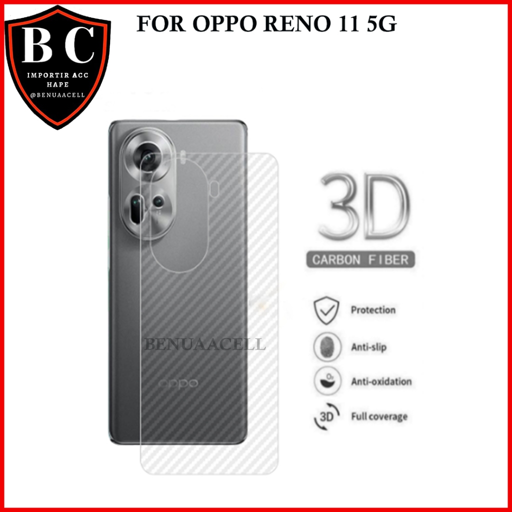Jual SKIN CARBON OPPO RENO 12 12F RENO 11 11F 11 PRO RENO 10 5G - ANTI ...