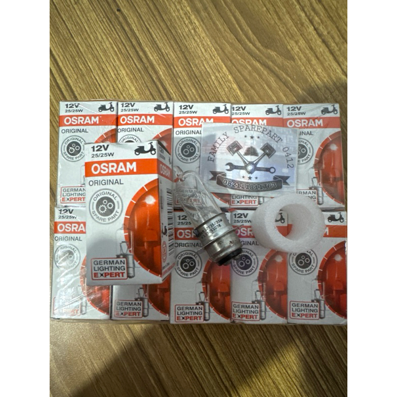 Jual Bolham lampu OSRAM 12V 25/25W | Shopee Indonesia