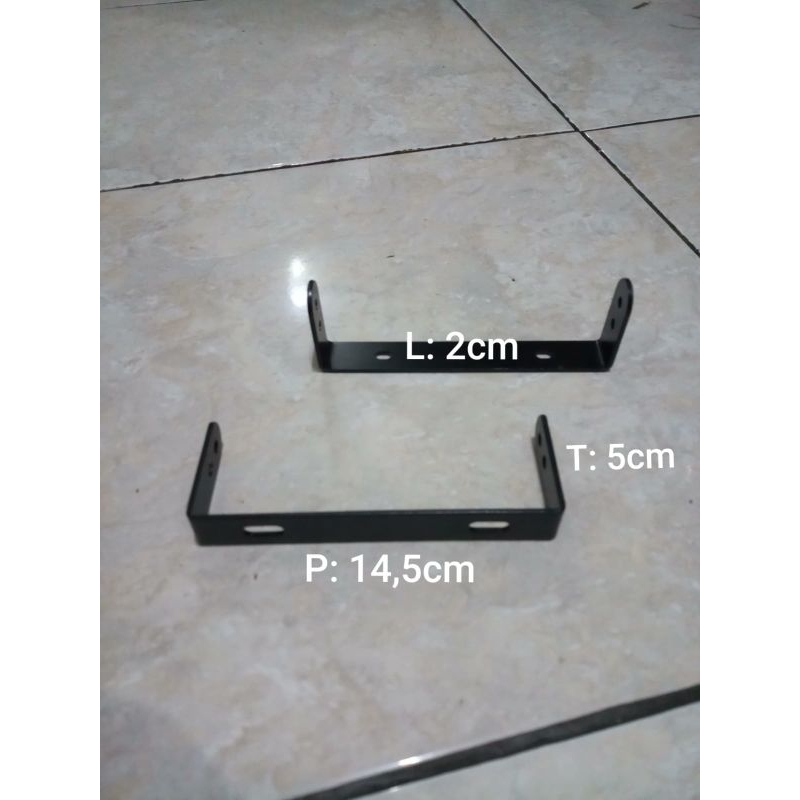 Jual PLAT BESI 3mm strip hitam Brecket U | Shopee Indonesia