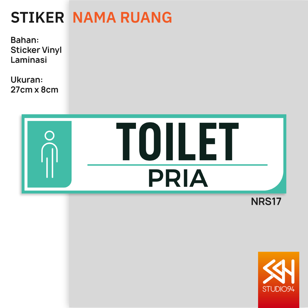 Jual Sticker Sign Petunjuk | Stiker Signate Nama Ruang 2 | Ruang Rapat ...