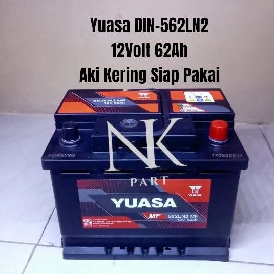 Jual Aki Accu Mobil Innova Reborn Fortuner VRZ Bensin Yuasa 562LN2 LN2 ...