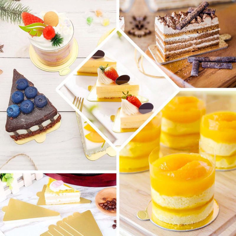 Jual 100pca alat tatakan kue alas slice cake tiramisu alas tatakan ...
