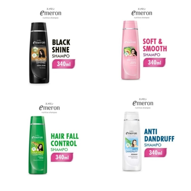 Jual EMERON Shampoo 340ml all varian | Shopee Indonesia