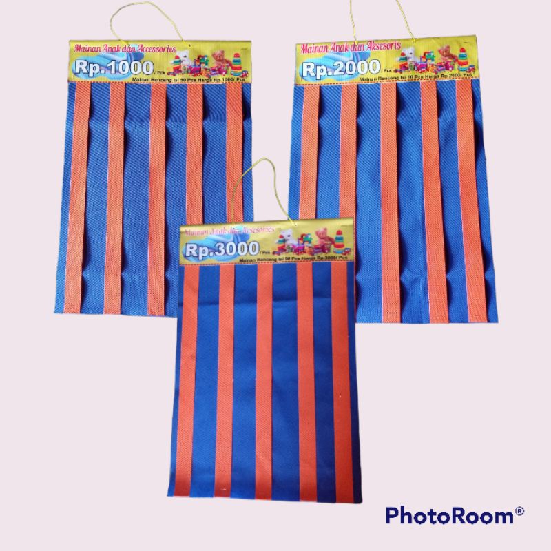 Jual rentengan serba 2000 papan mainan renceng media kain tebal ...