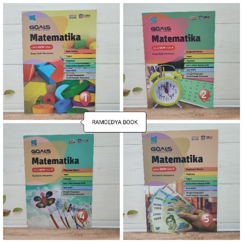 Jual Buku GOALS Matematika SD/MI kelas 1,2,4,5 Kurikulum Merdeka Grafindo | Shopee Indonesia