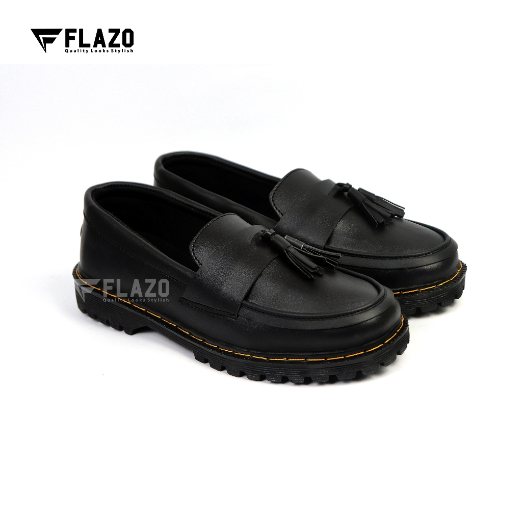 Jual FLAZO - Sepatu Pria Loafers Docmart Sepatu Pria Slip On Loafers ...