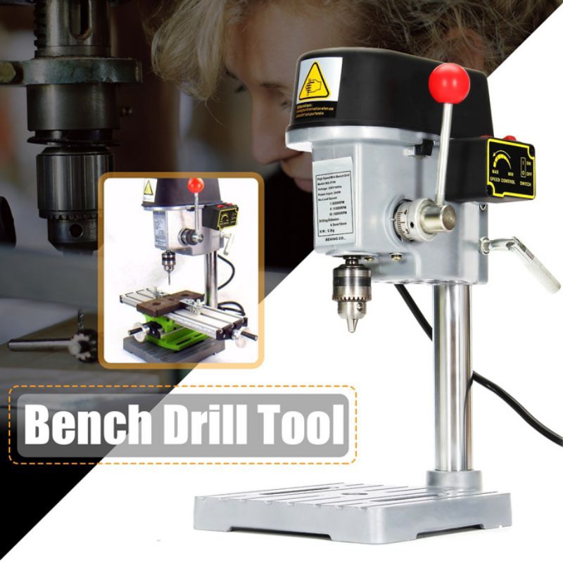 Jual Mesin Bor Duduk Mini Bench Drill Press. Kayu Besi Acrilyc PCB ...