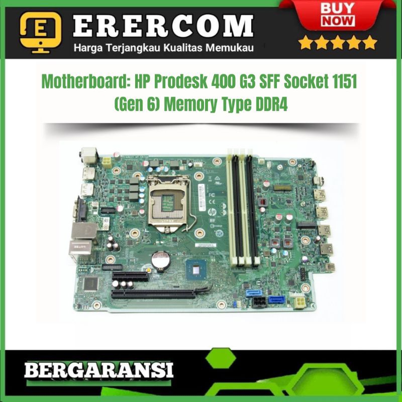 Jual Mainboard Mobo Motherboard PC Built Up HP Prodesk 400 G3 SFF ...
