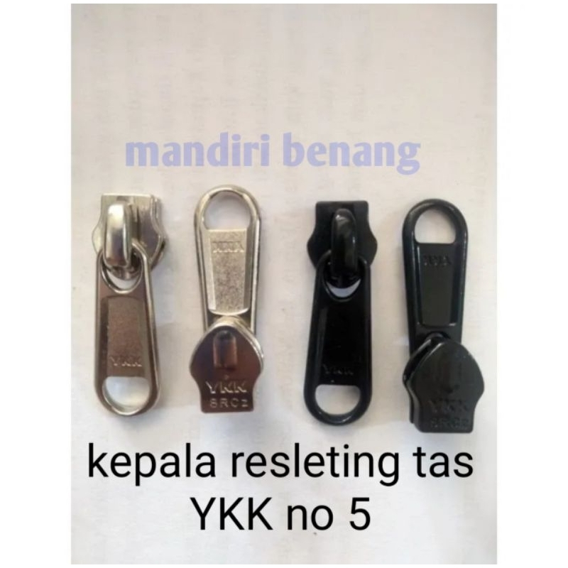 Jual KEPALA RESLETING TAS YKK NO 5 GIGI HALUS( satuan ) | Shopee Indonesia