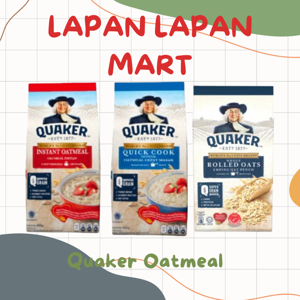 Jual Quaker Oatmeal 200gr | Shopee Indonesia