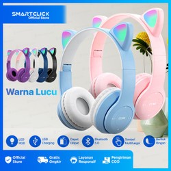 Jual Headphone Headset Bando Bluetooth P47M RGB LED CAT Earphone ...