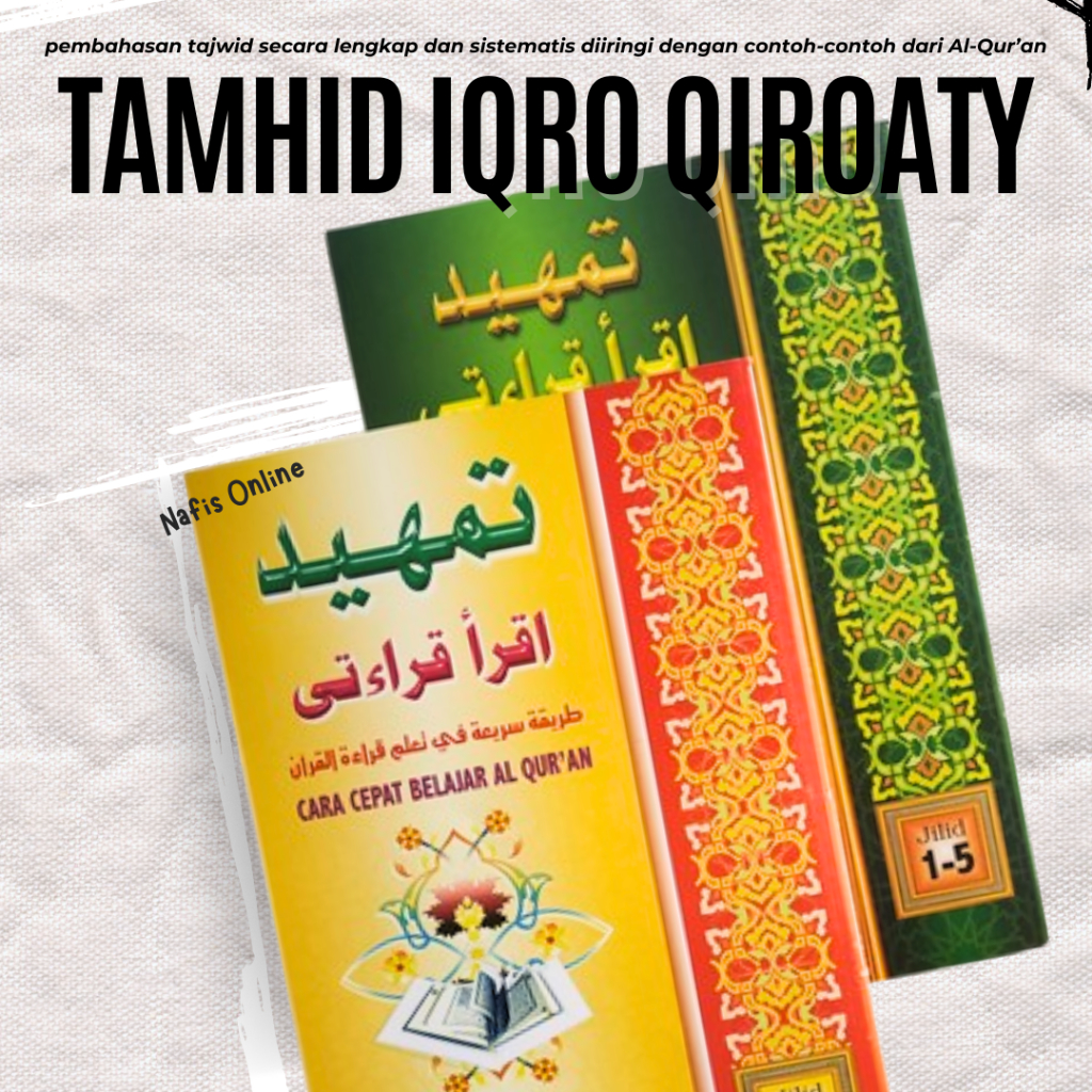 Jual Buku TAMHID Iqro Qiroati Jilid 1-5 HVS Cara Cepat Belajar Al Quran ...