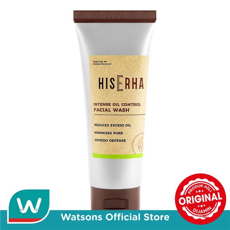 Jual His Erha Intense Oil Control Facial Wash 100g | Shopee Indonesia