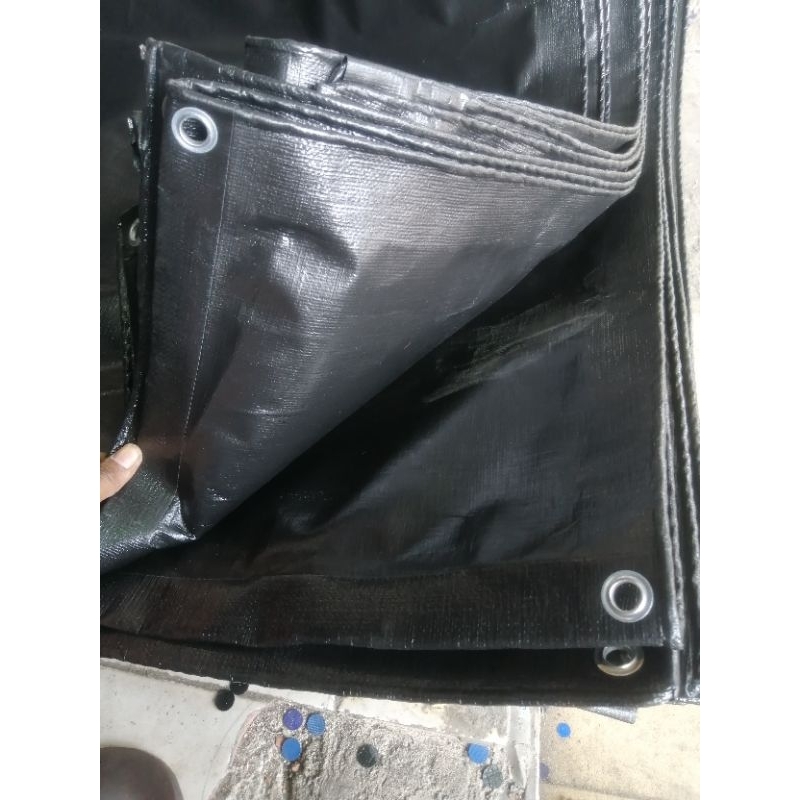 Jual Terpal Plastik A12 Korea Warna Hitam [Custom] | Shopee Indonesia