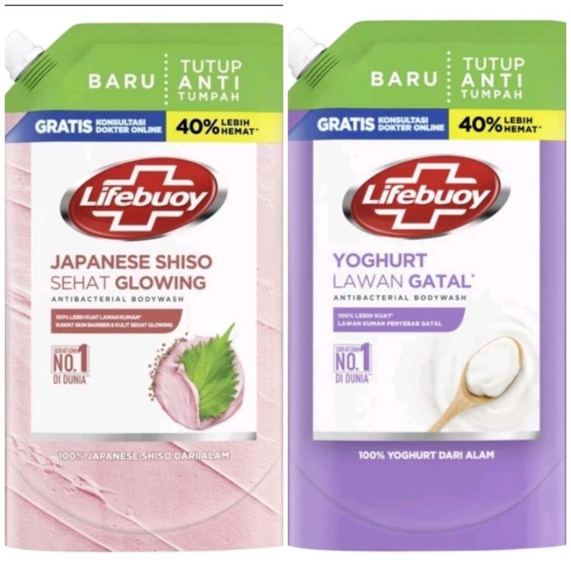 Jual Lifebouy Japanese Shiso & Mineral Clay Body Wash 800ml - Sabun ...