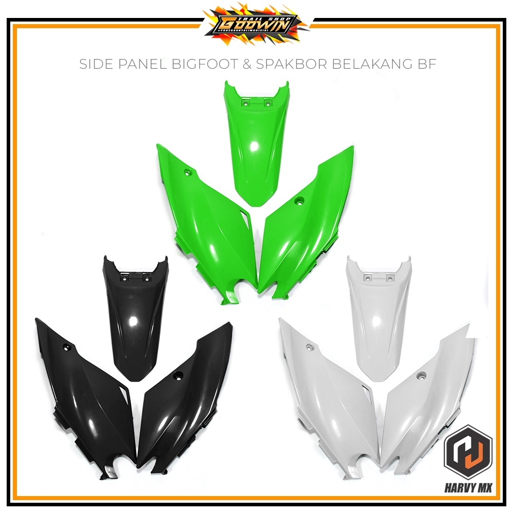 Jual Paket Cover Body Depan Side Panel Slebor Spakbor Belakang HARVY MX ...