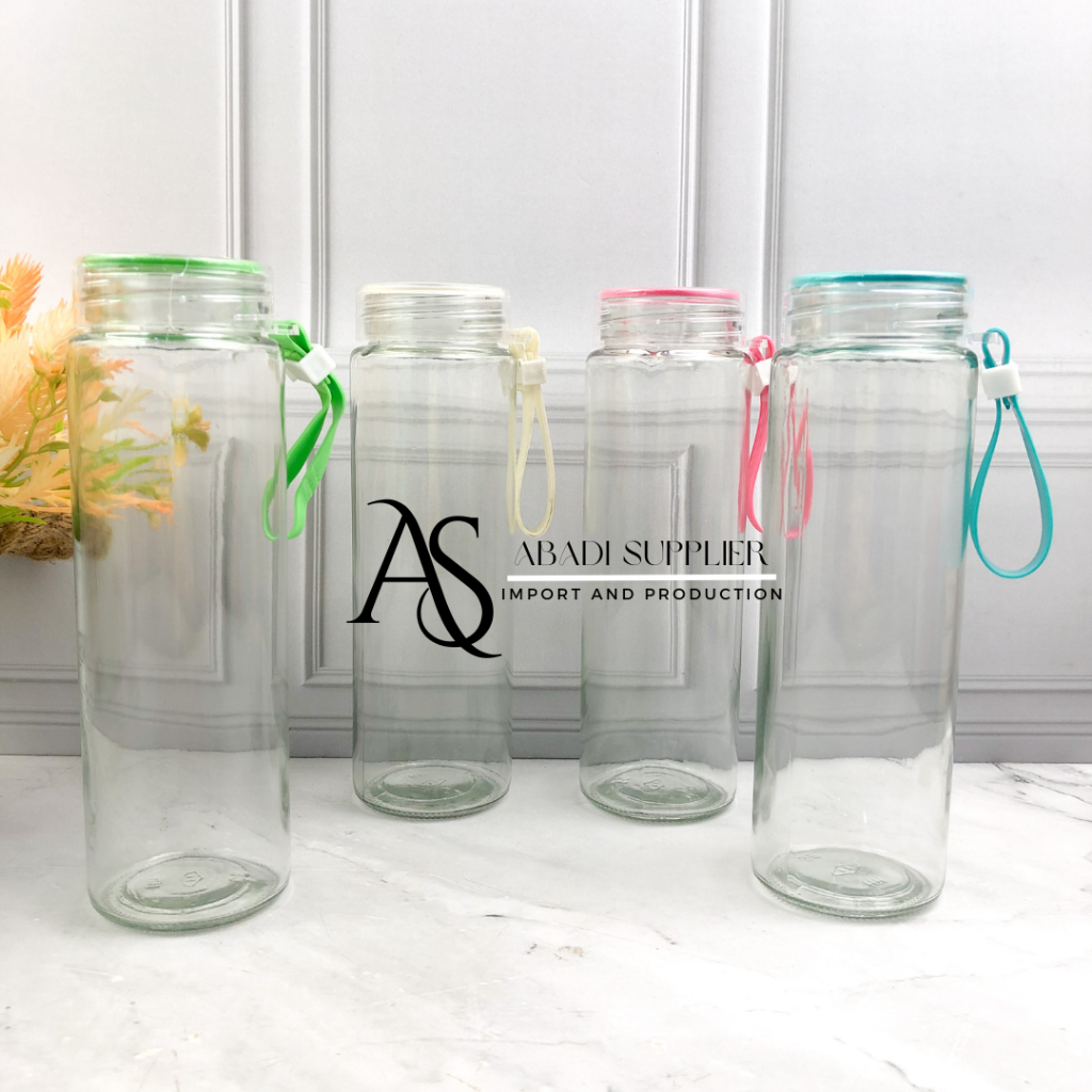 Jual Botol Kaca Karet Bening TANPA KEMAS HANYA BARANG SAJA | Shopee ...