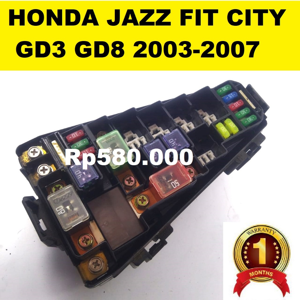 Jual Fulse Fuse box kotak sekring honda jazz fit city GD3 GD8 fusebox fulsebox copotan | Shopee ...