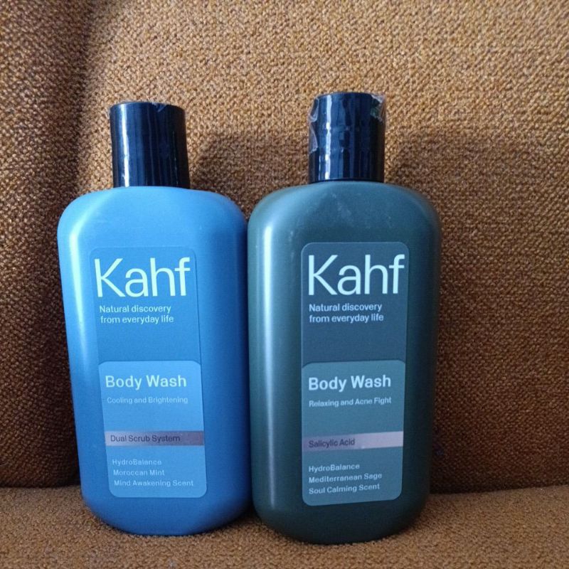Jual KAHF BODY WASH COOLING AND BRIGHTENING / RELAXING AND ACNE FIGHT ...