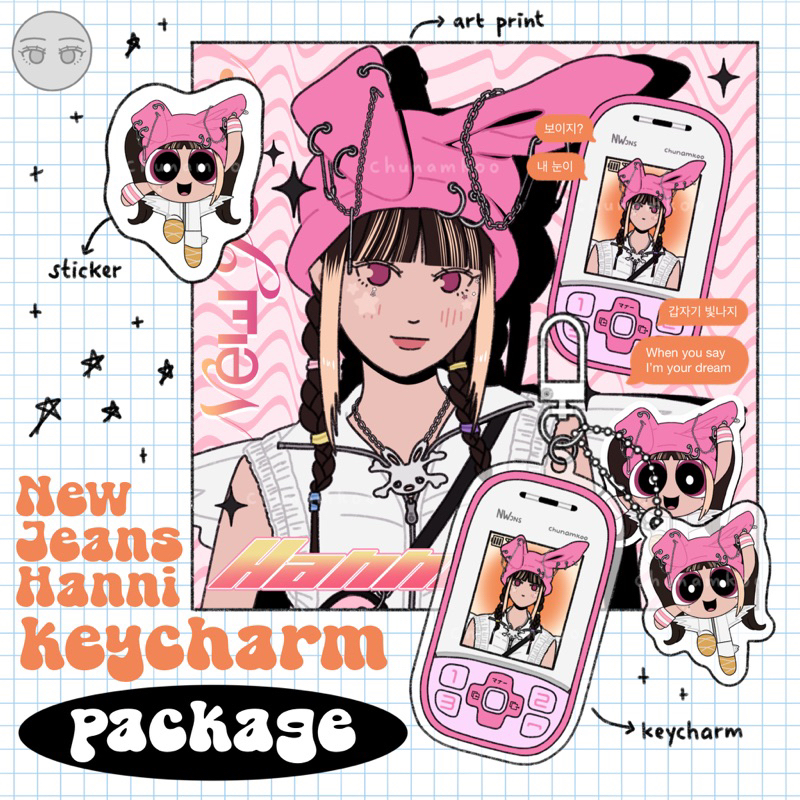 Jual NewJeans Hanni Keychain Package | Shopee Indonesia