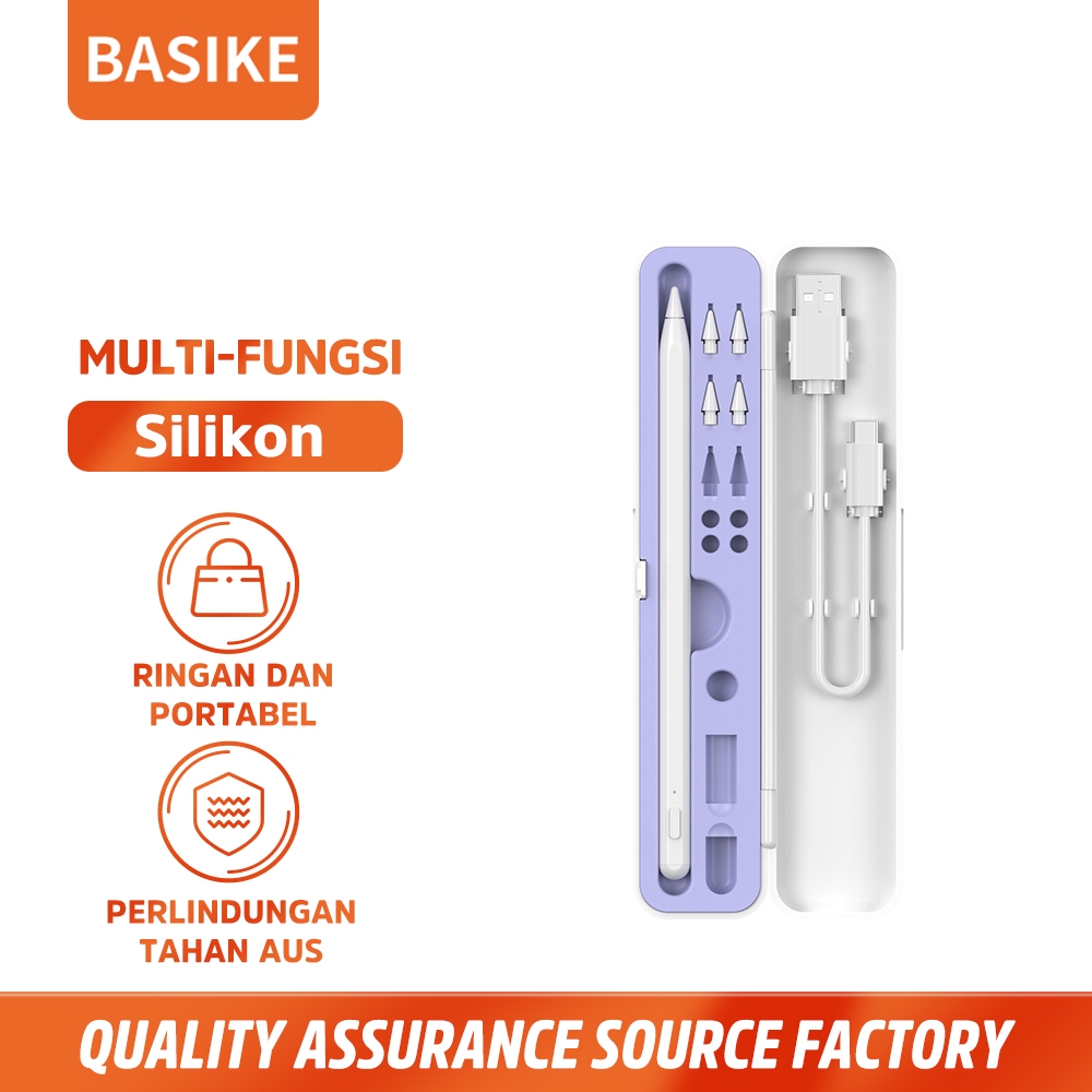 Jual BASIKE Stylus Pen Storage Box Case Multi-fungsi Universal for apel ...