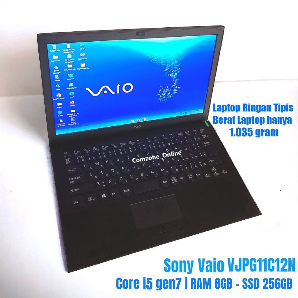 Jual Laptop Sony Vaio VJPG11C12N Core i5 gen7 Ram 8GB SSD 256GB FHD nbsn3 | Shopee Indonesia