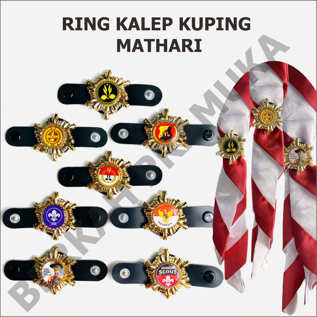 Jual Ring Kacu Pramuka Kolong Hasduk Kalep Matahari Tunas Scout Gerakan ...