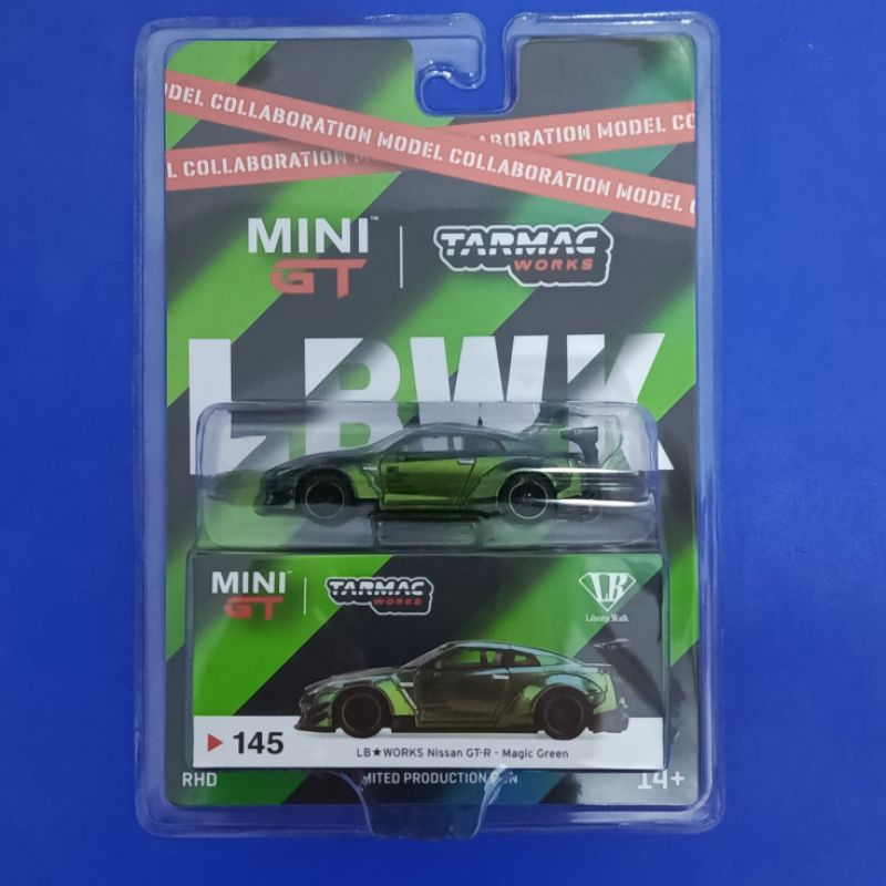 Jual MINI GT LB WORKS NISSANNGTR R35 MAGIC GREEN | Shopee Indonesia