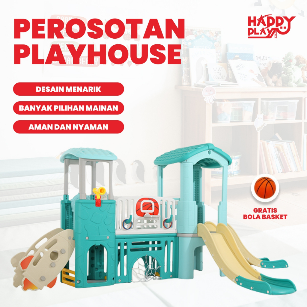 Jual Playground Istana Perosotan Ayunan Anak Murah Playhouse Playground ...
