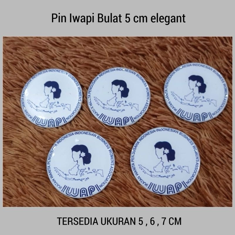 Jual Pin IWAPI Bermacam Ukuran Elegant dan Murah | Shopee Indonesia