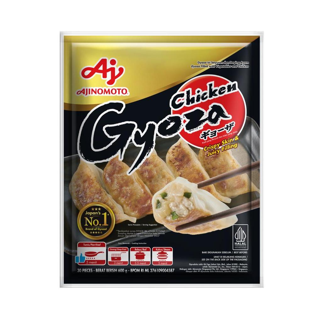 Jual AJINOMOTO Chicken Gyoza Dumpling 600GR (F0368) | Shopee Indonesia