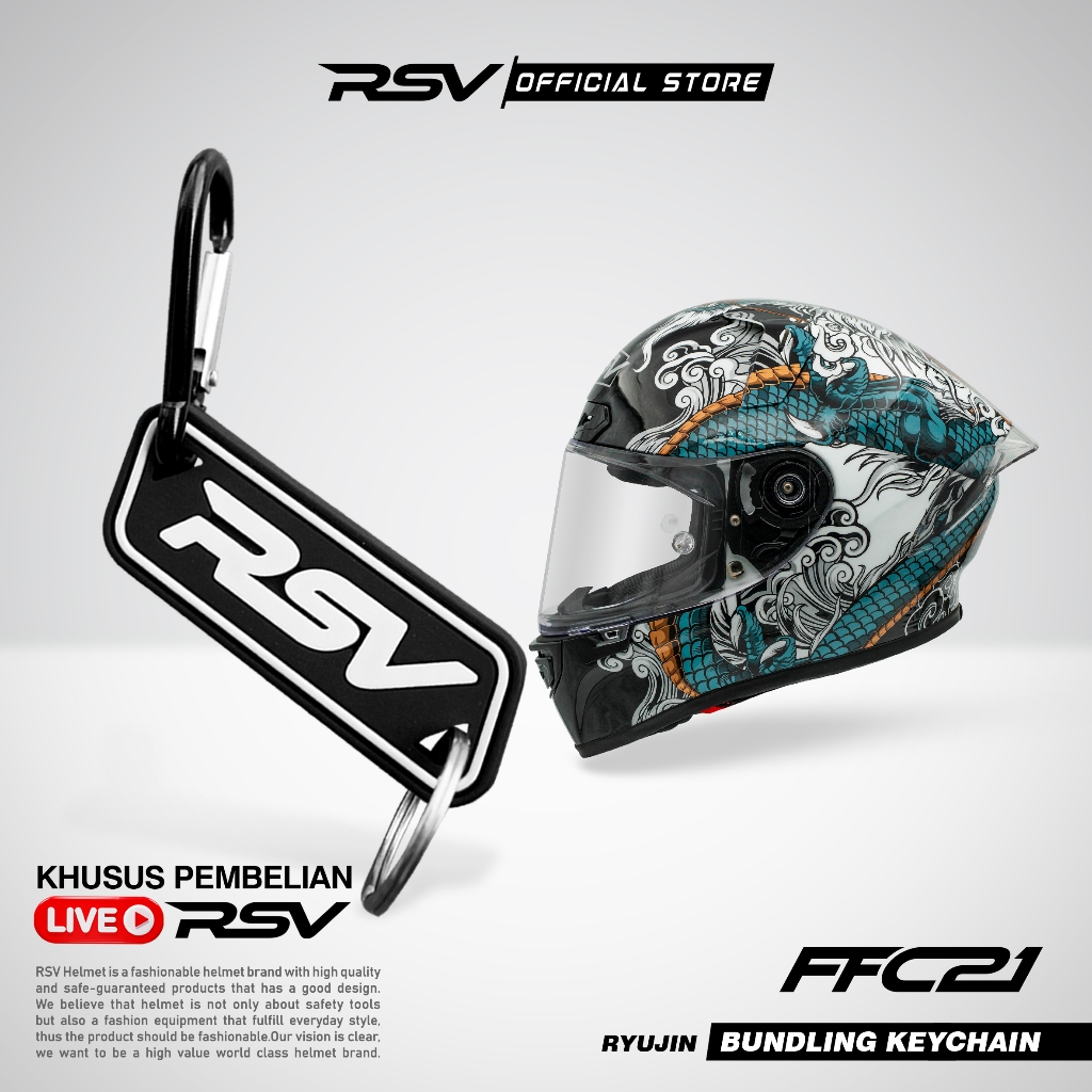 Jual HELM RSV FFC21 FIBER COMPOSITE RYUJIN | Shopee Indonesia