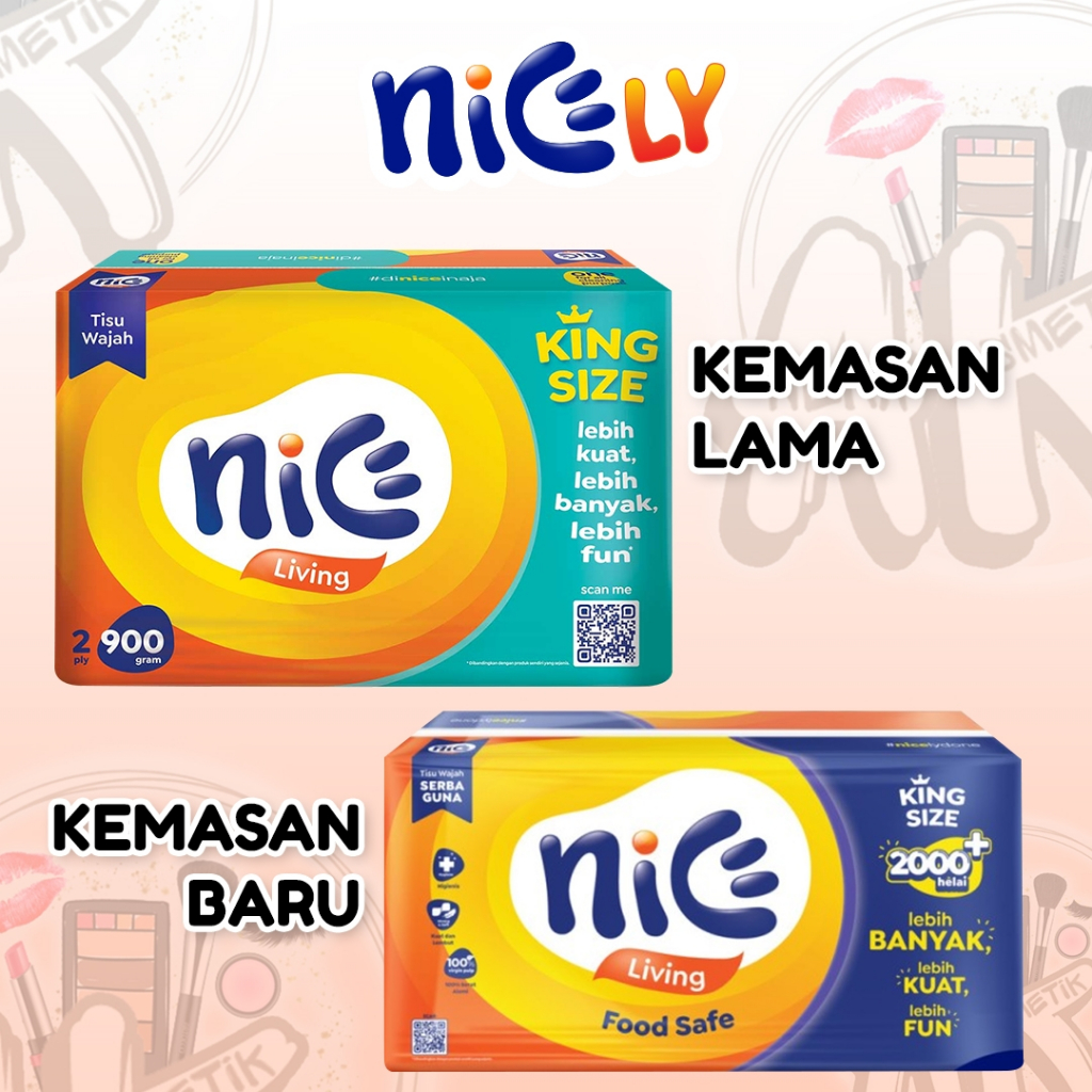 Jual NICE TISSUE FACIAL / TISU WAJAH KILOAN 2PLY 900GR (2000sheet ...