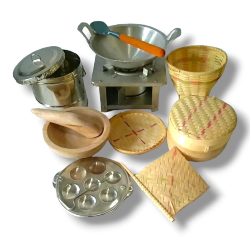 Jual Set Alat Masak Masakan Mini Anak Kompor Bisa Nyala Beneran Kompor ...