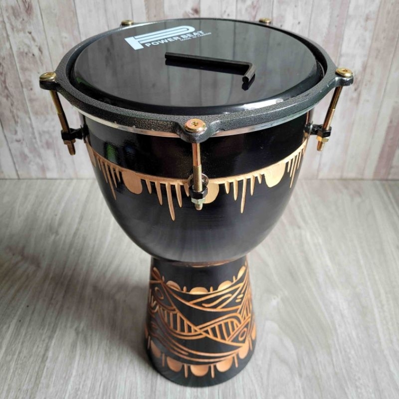 Jual Kendang Jimbe 40cm Baut Mika 8 inch Gendang Djimbe Model Head ...