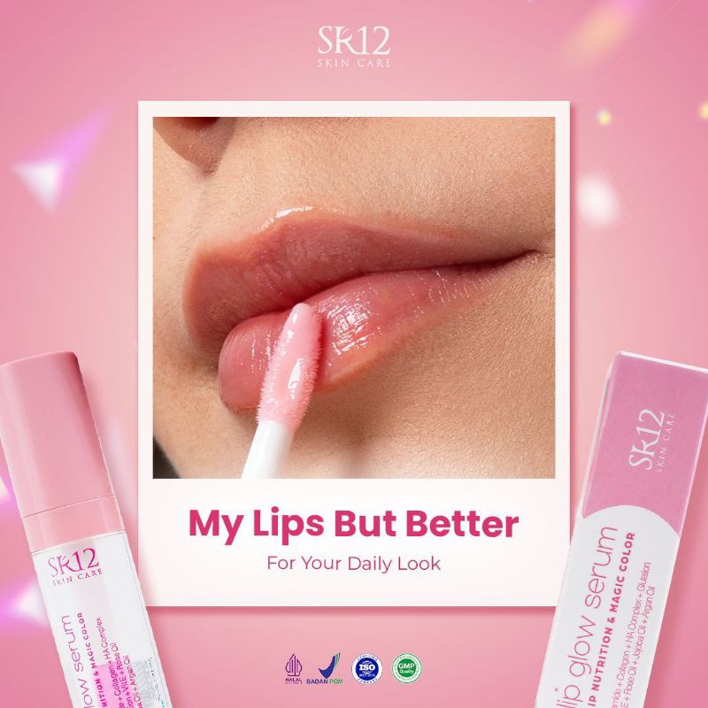 Jual LIP GLOW SERUM SR12 Melembabkan Bibir Cerah Merona Warna Tahan Lama dan Efek Glossy ...