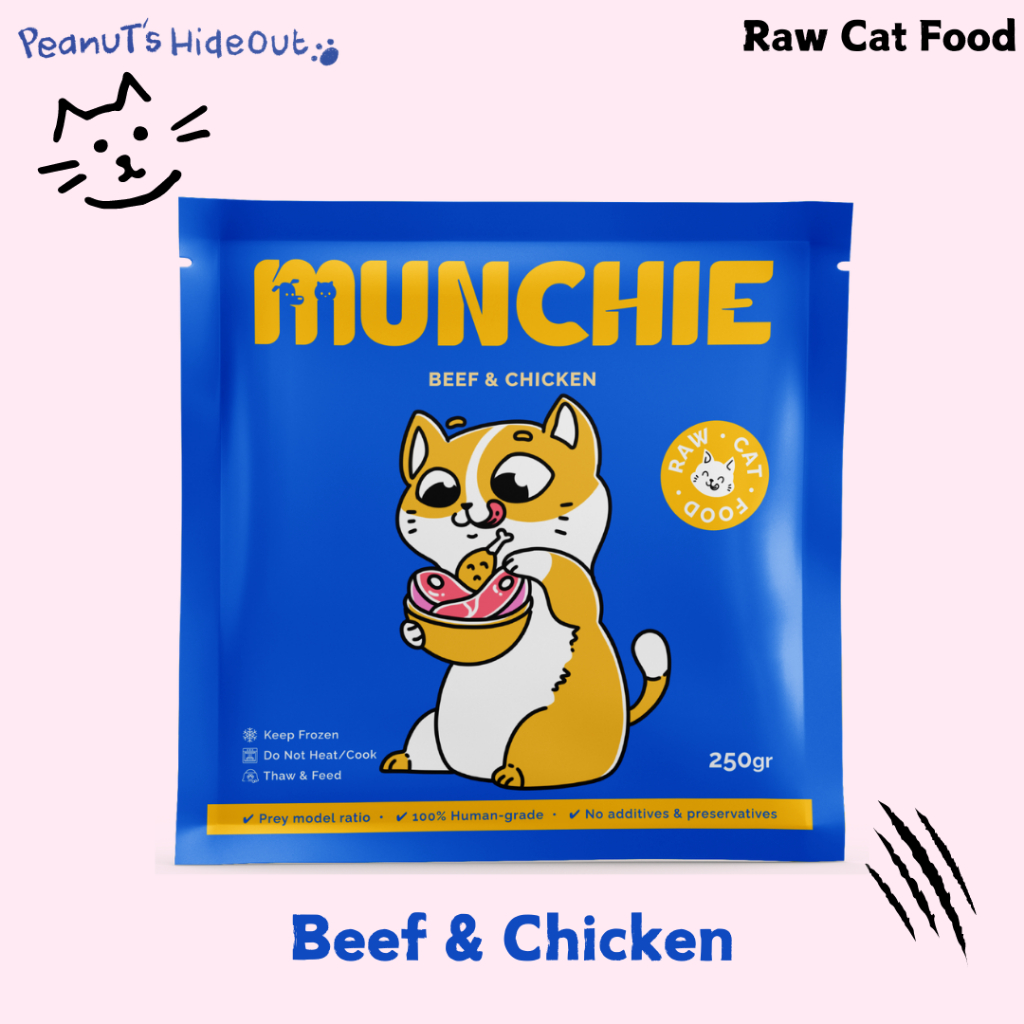 Jual Beef & Chicken | Munchie : raw cat food (makanan kucing / cat food ...