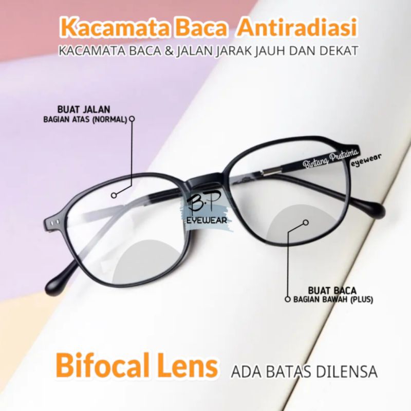 Jual Kacamata Baca dan Jalan Double fokus Pria/Wanita | Kacamata dua ...