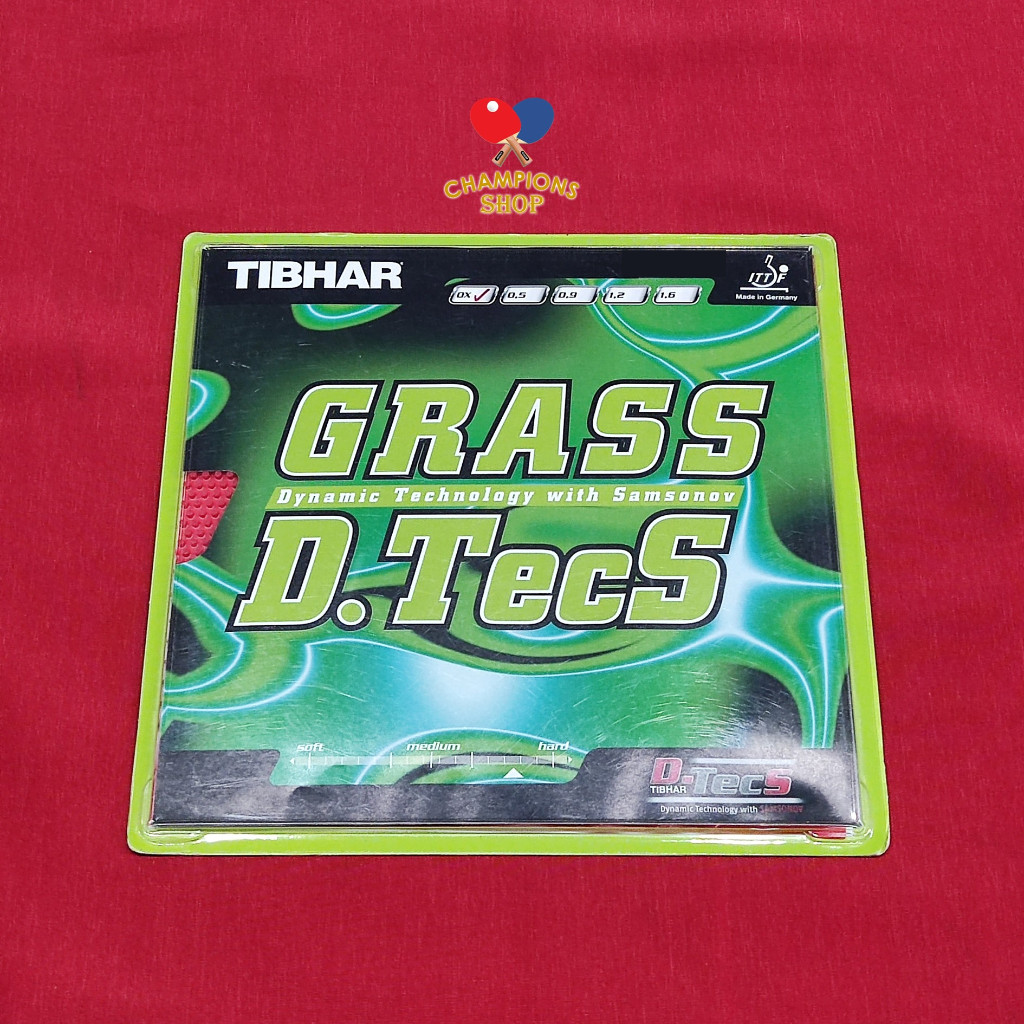 Jual CHAMPS TIBHAR Grass D TecS Karet Rubber Bintik Pimple Bet Bad Bed Bat Pingpong Tenis Meja ...