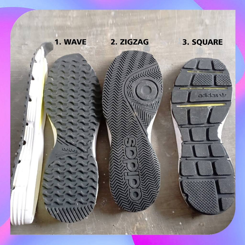 Jual outsole sepatu sol outsol sepatu sneakers bw run size kecil 36-40 ...